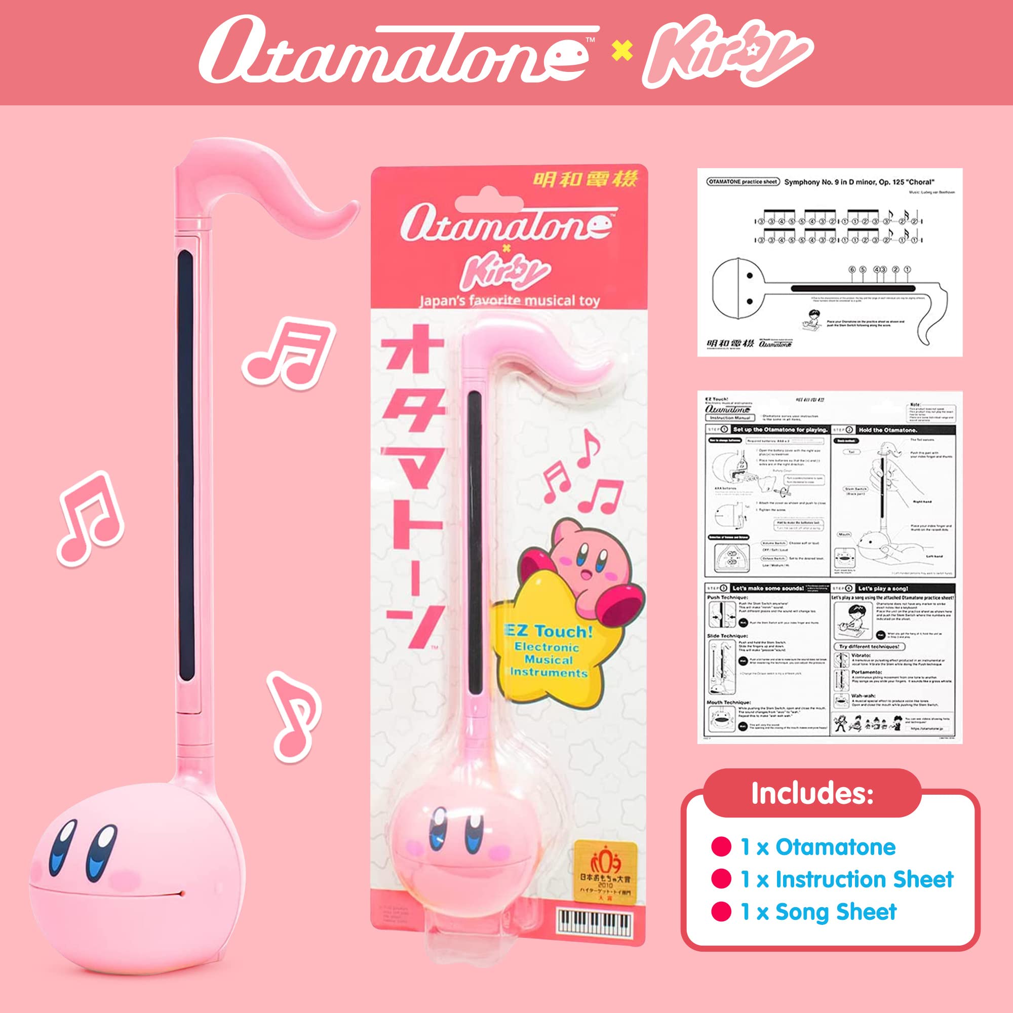 Snapklik.com : Otamatone Kirby Pink Star Hero Japanese Electronic ...