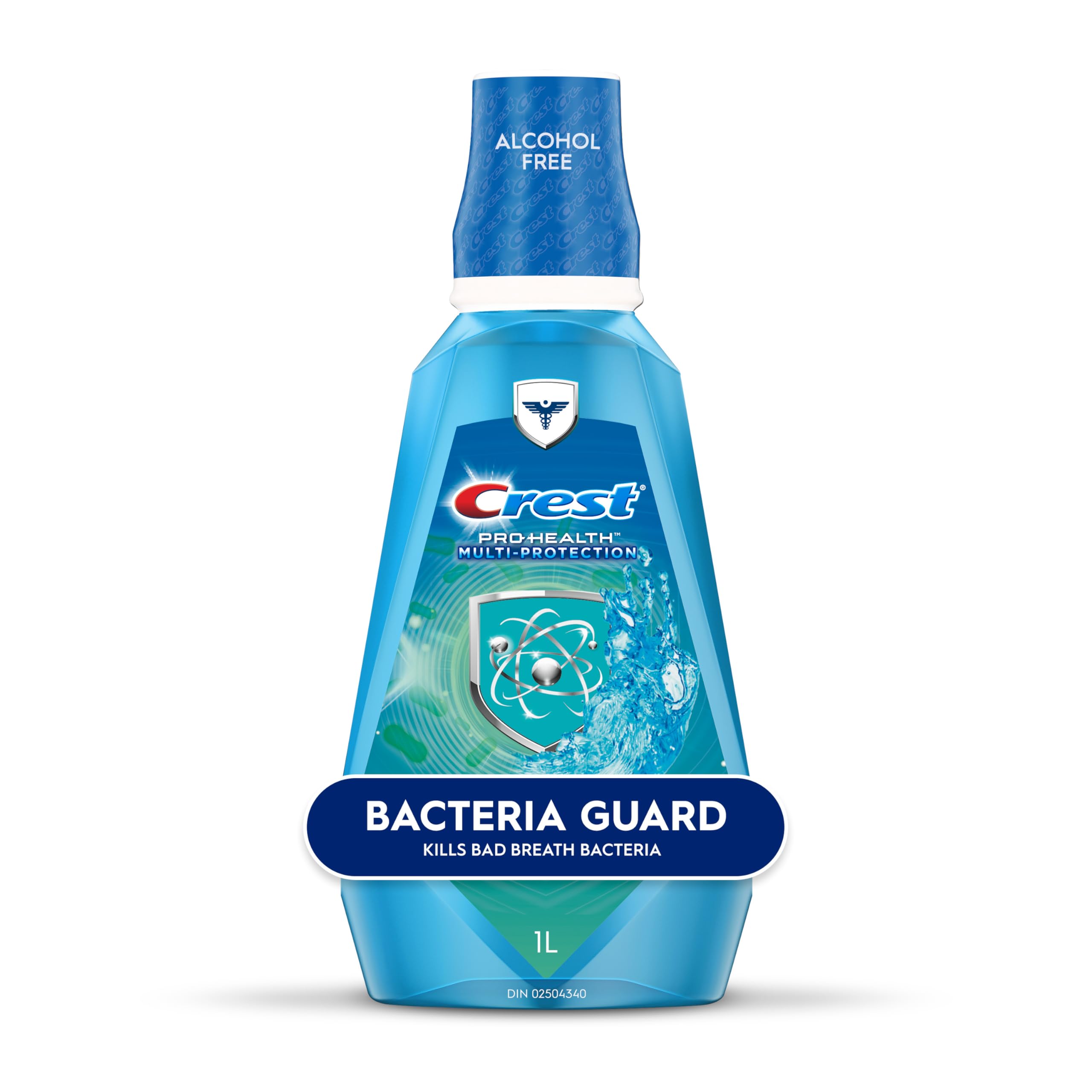 Crest Pro-Health Bacteria Guard Alcohol-Free Mouthwash, Mint, Kills ...