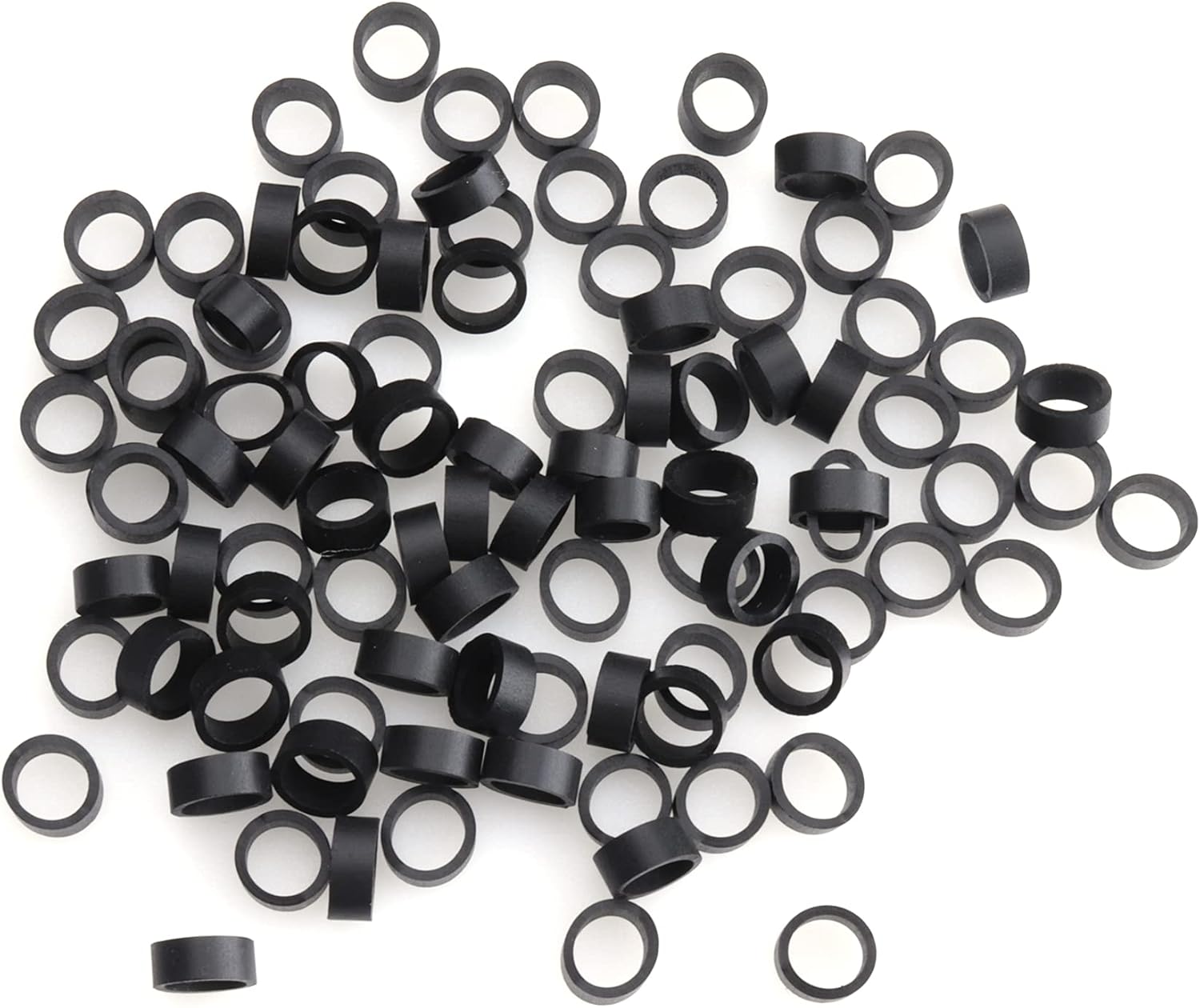 Amazon.com: Ruwado 200 Pcs Silicone Cable Ties 12 MM OD Reusable Rubber ...