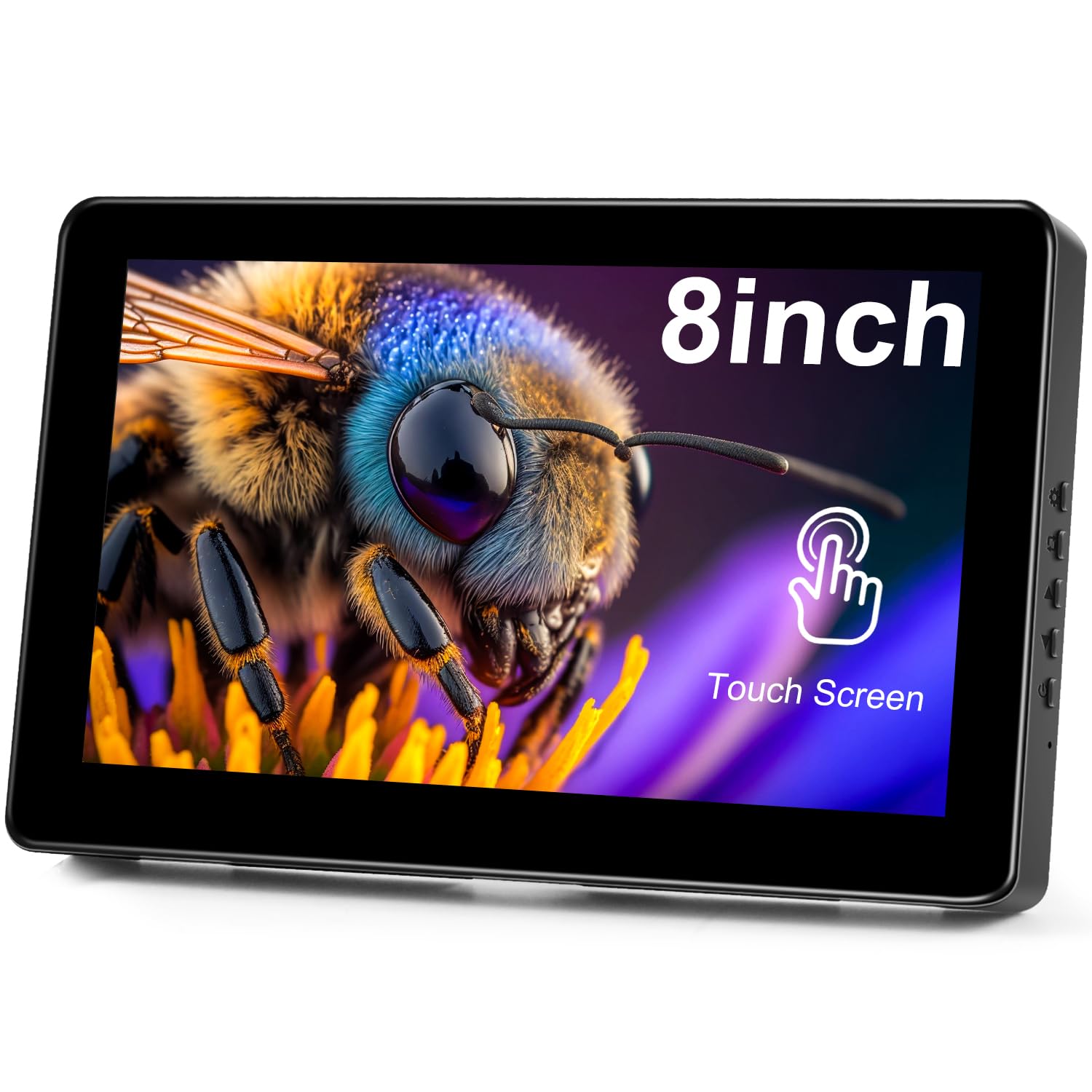 Portable Monitor Touchscreen 8 Inch HD 800 * 480P HDMI USB-C Small ...