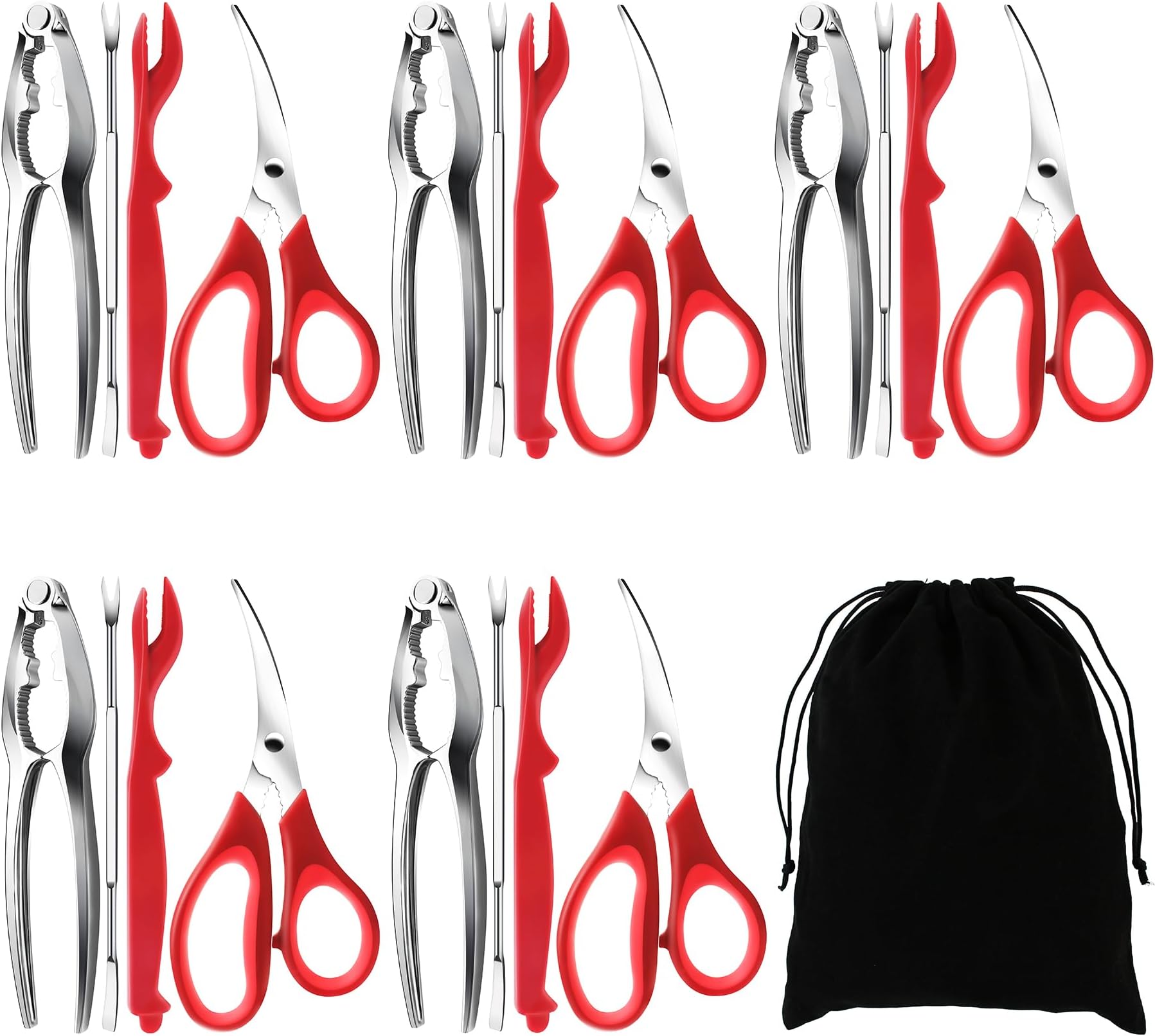 Amazon.com: Crab and Lobster Tools - Crab Leg Crackers and Picks Set ...