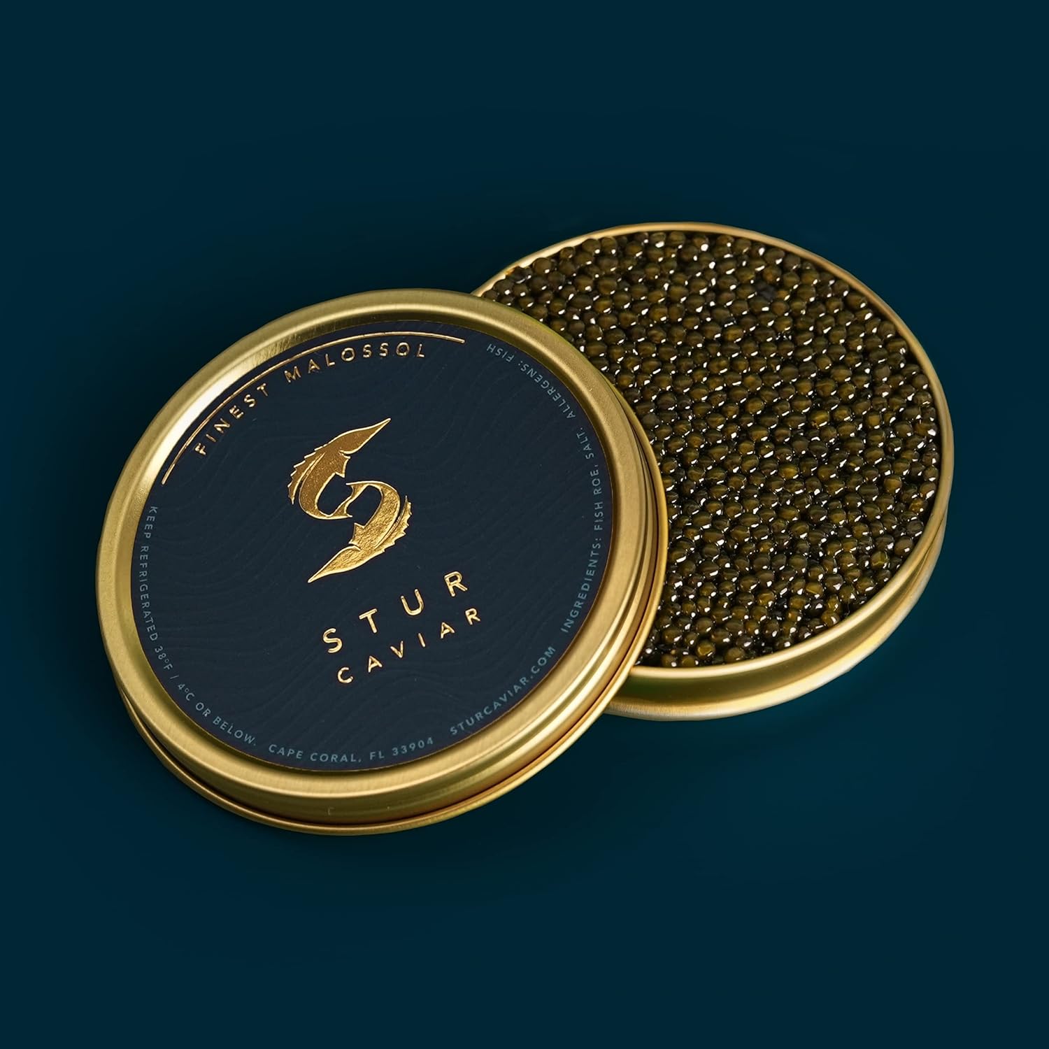 STUR Royal Osetra – Caviar de esturión – 35 onzas 100 GR – Huevas ...