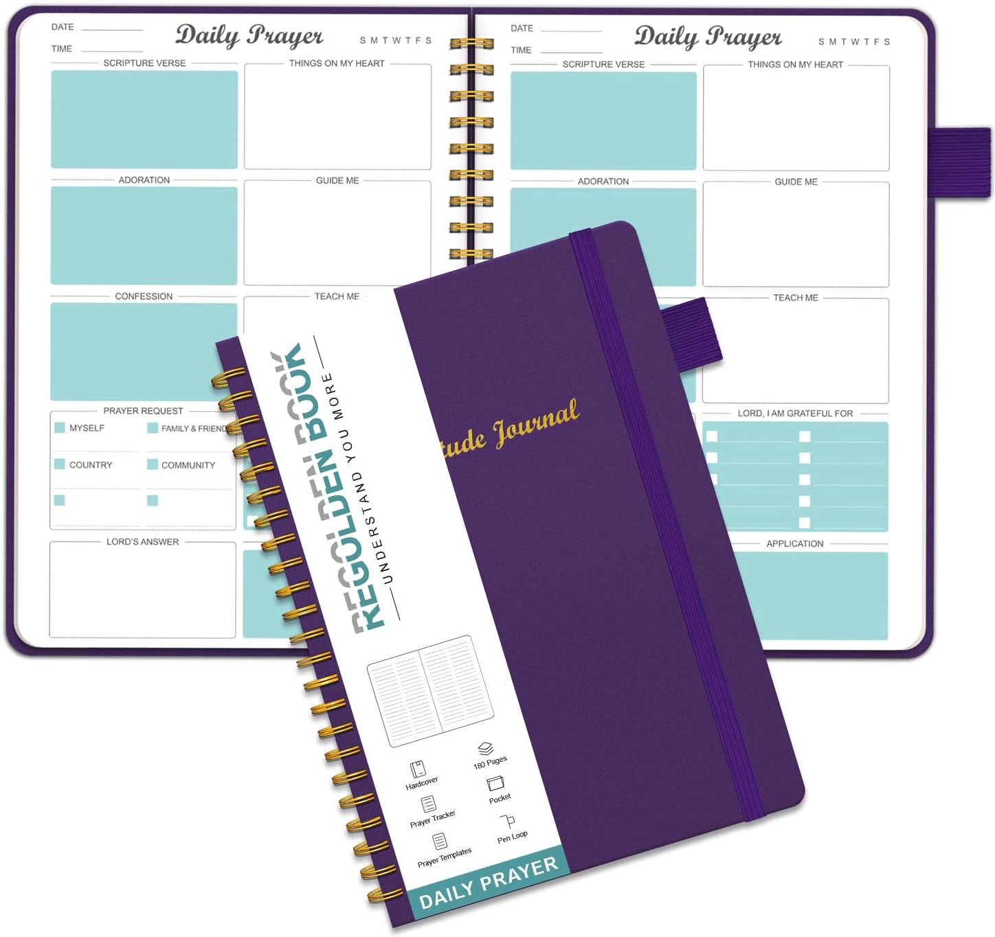 Amazon.com : Prayer Journal for Women, Daily Bible Journal, Devotional ...