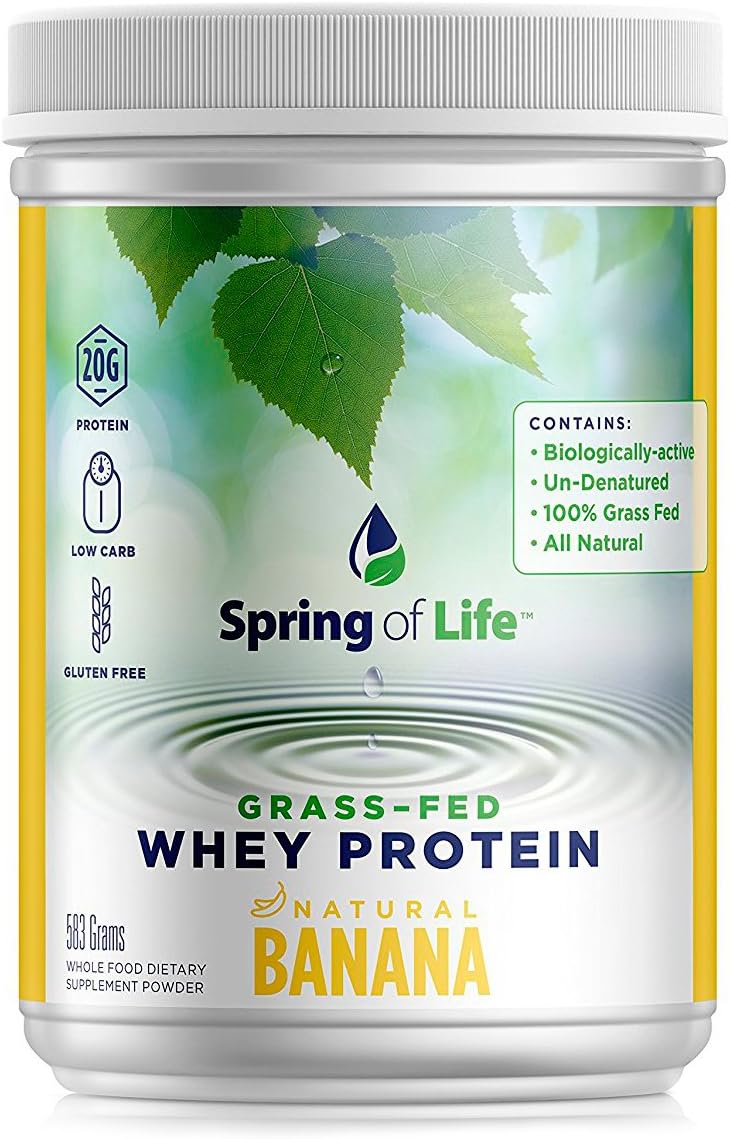 Amazon.com: Spring of Life, New Formula, Grass-Fed Whey Protein ...