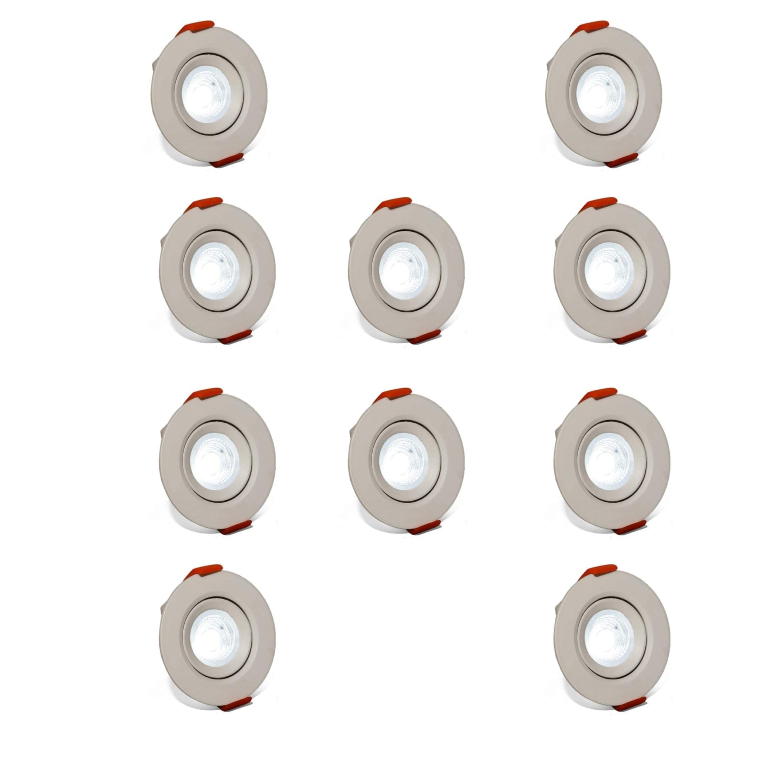 Buy D'Mak 3 Watt LED COB/Spot Light (Warm White) Round for Ceiling, 3 ...