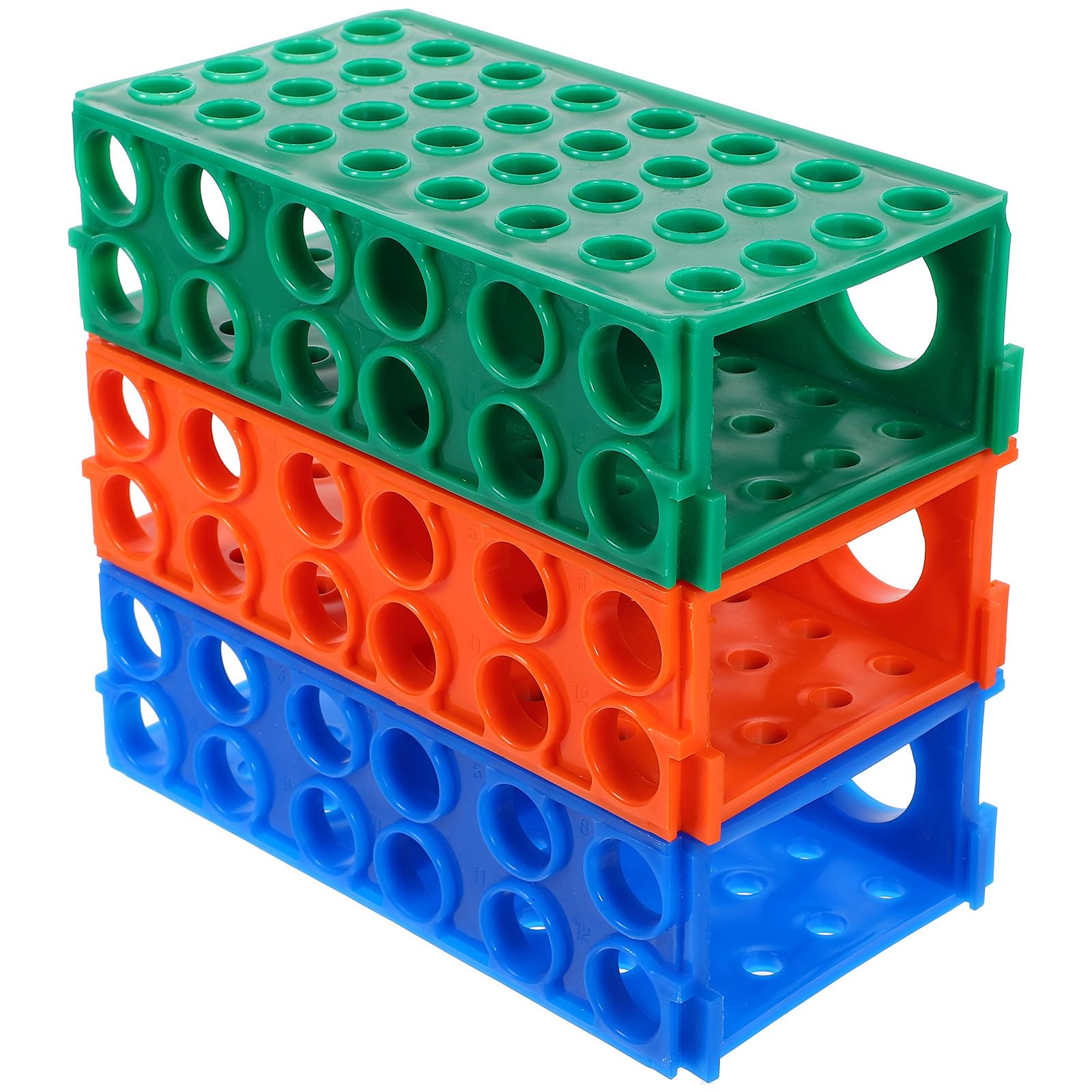 RUNROTOO 3 Pcs Test Tube Rack Bloods Tube Racks Falcon Tube Holder Test ...