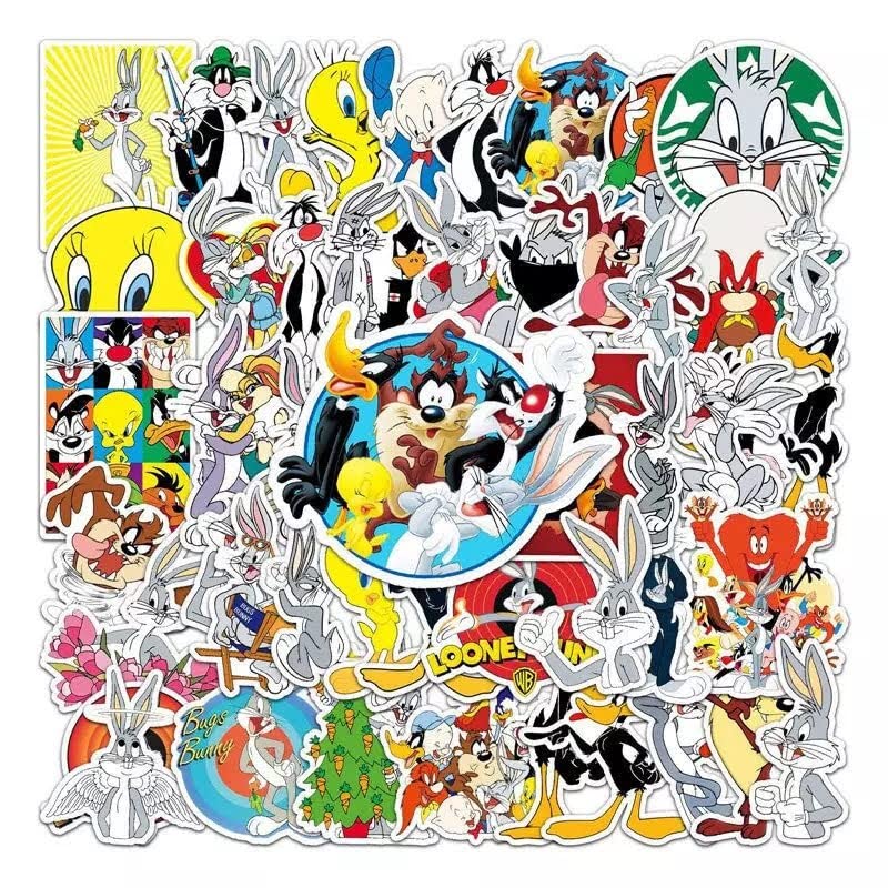 Looney Tunes Vinyl Finish Die Cut Stickers Decals for Laptops Phones ...