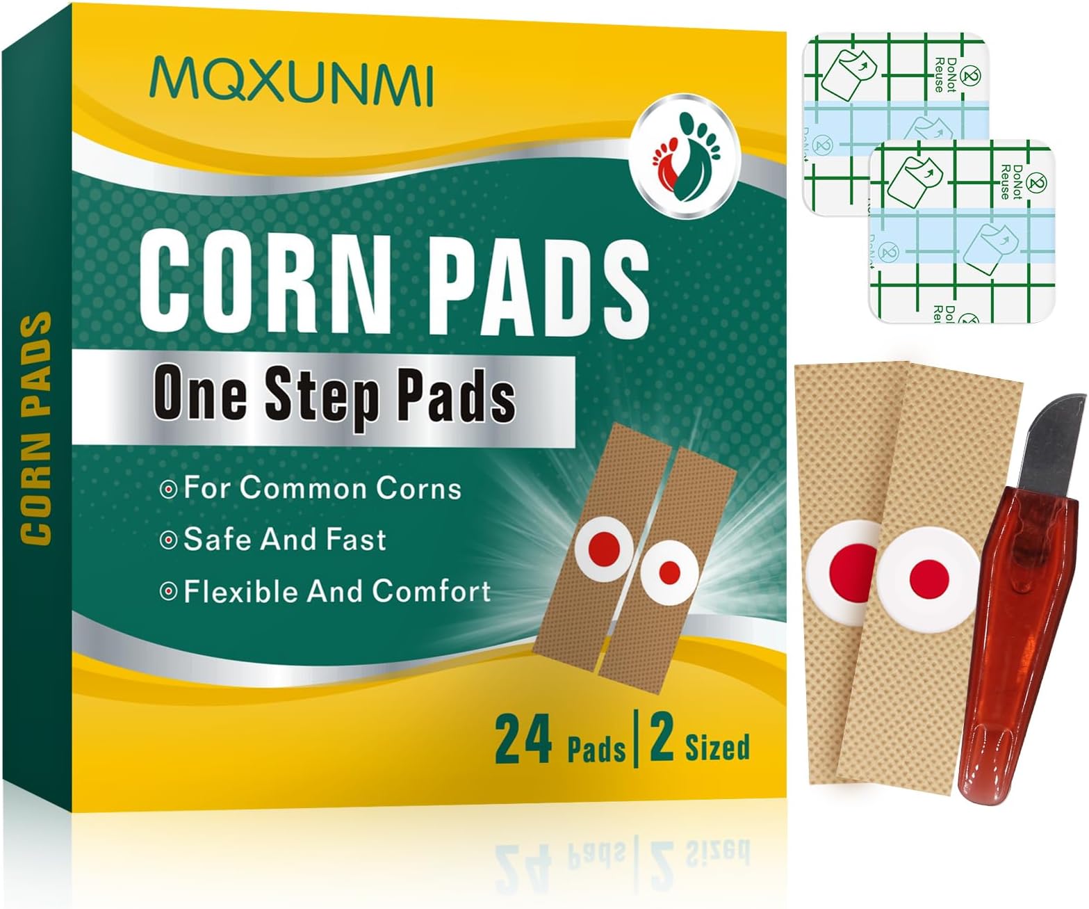 Amazon.com : Corn Removers for Feet & Toes, Corn Removers Pads ...