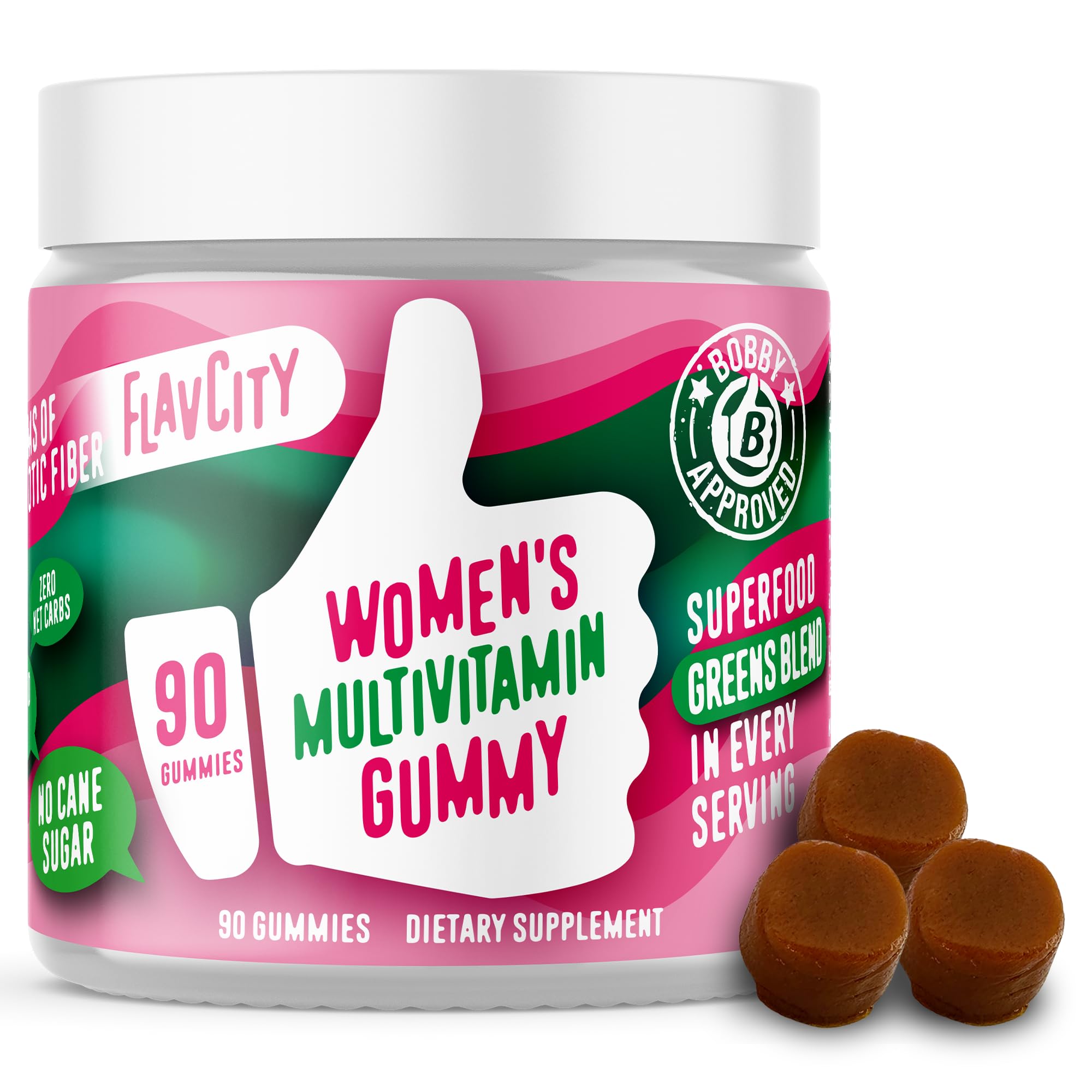 Amazon.com: FlavCity Multivitamin Gummy for Women, 90 Gummies - Womens ...