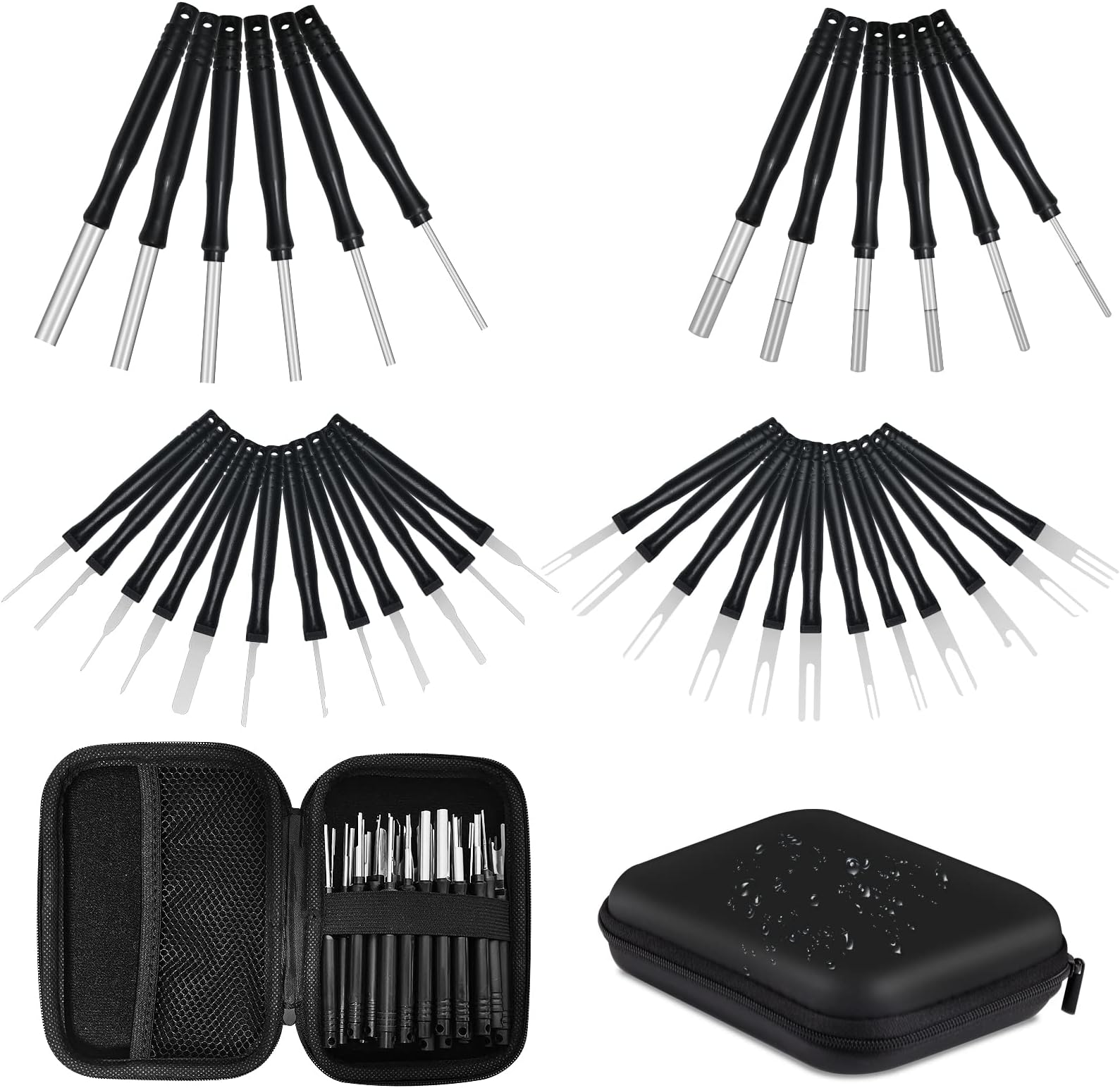 Amazon.com: MWBFPAFC 112 PCS Terminal Removal Tool Kit Terminal Ejector ...