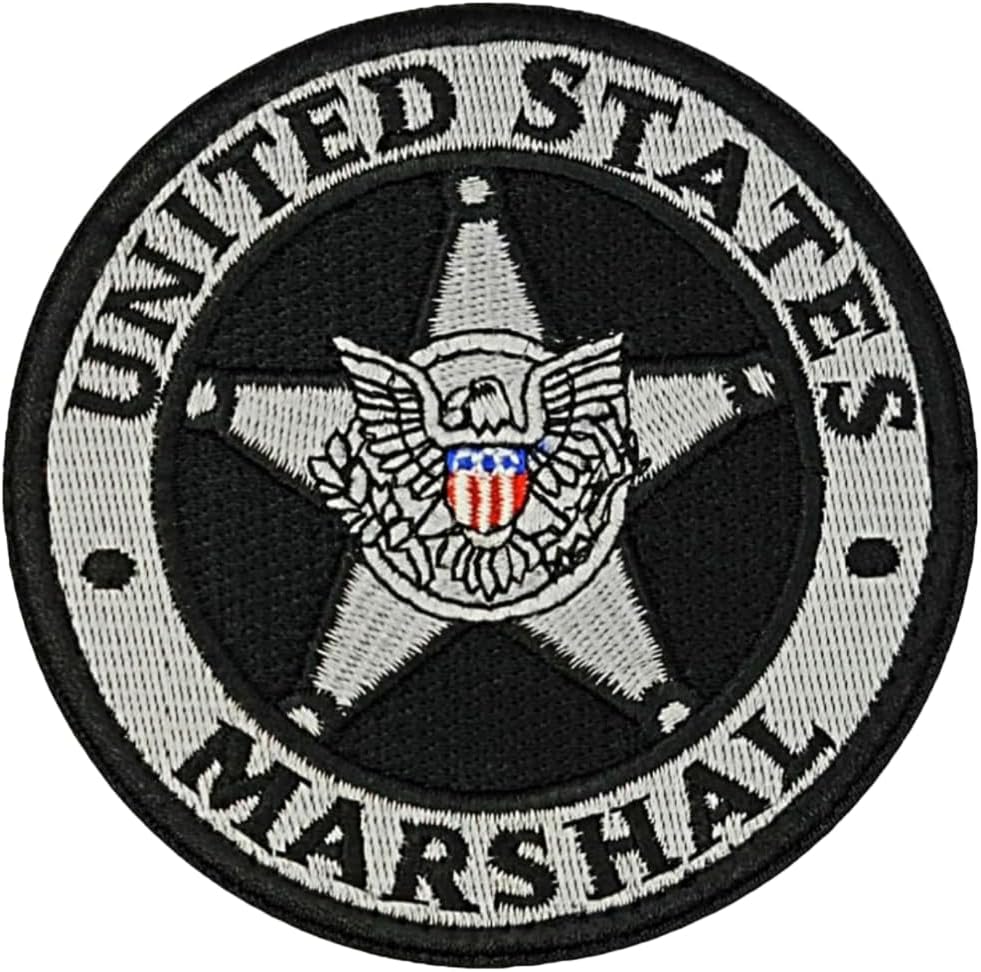 Amazon.com: Patch Force US Marshal Badge Embroidered Patch - 3.5 x 3.5 ...