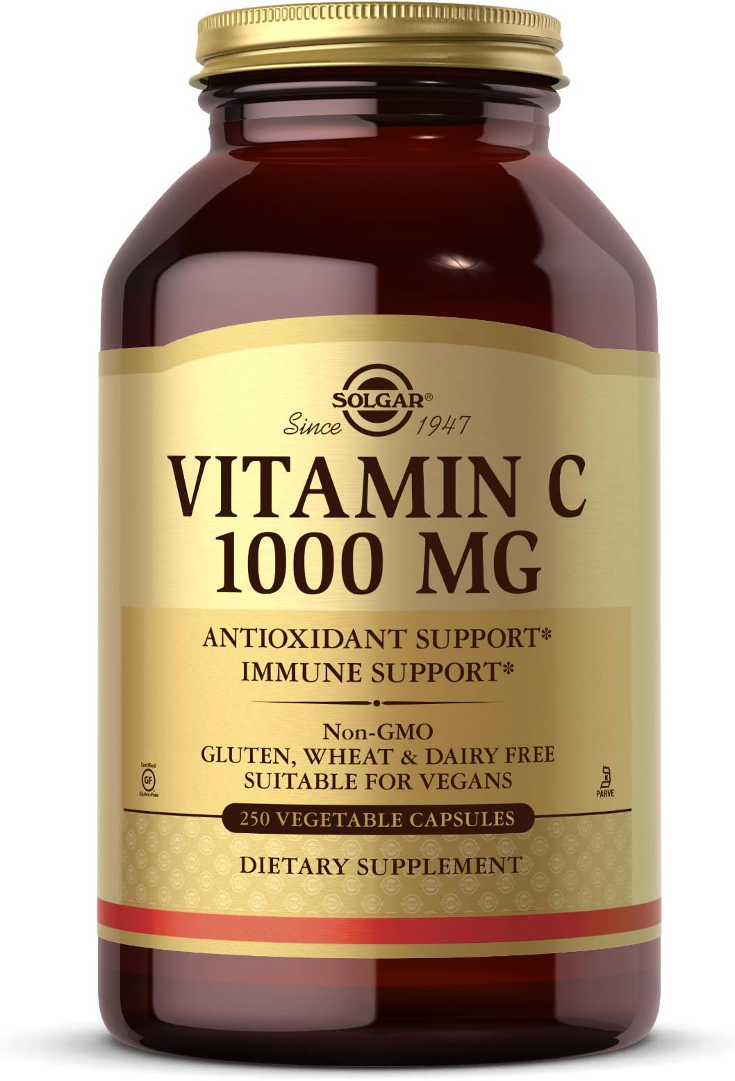 Amazon.com: Solgar Vitamin C 1000 mg, 250 Vegetable Capsules ...