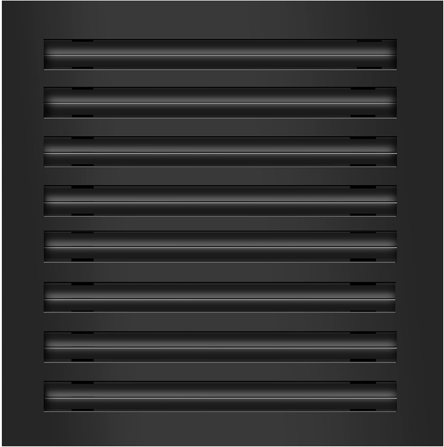 BUILDMART - 16x16 Modern AC Vent Cover - Decorative Black Air Vent ...