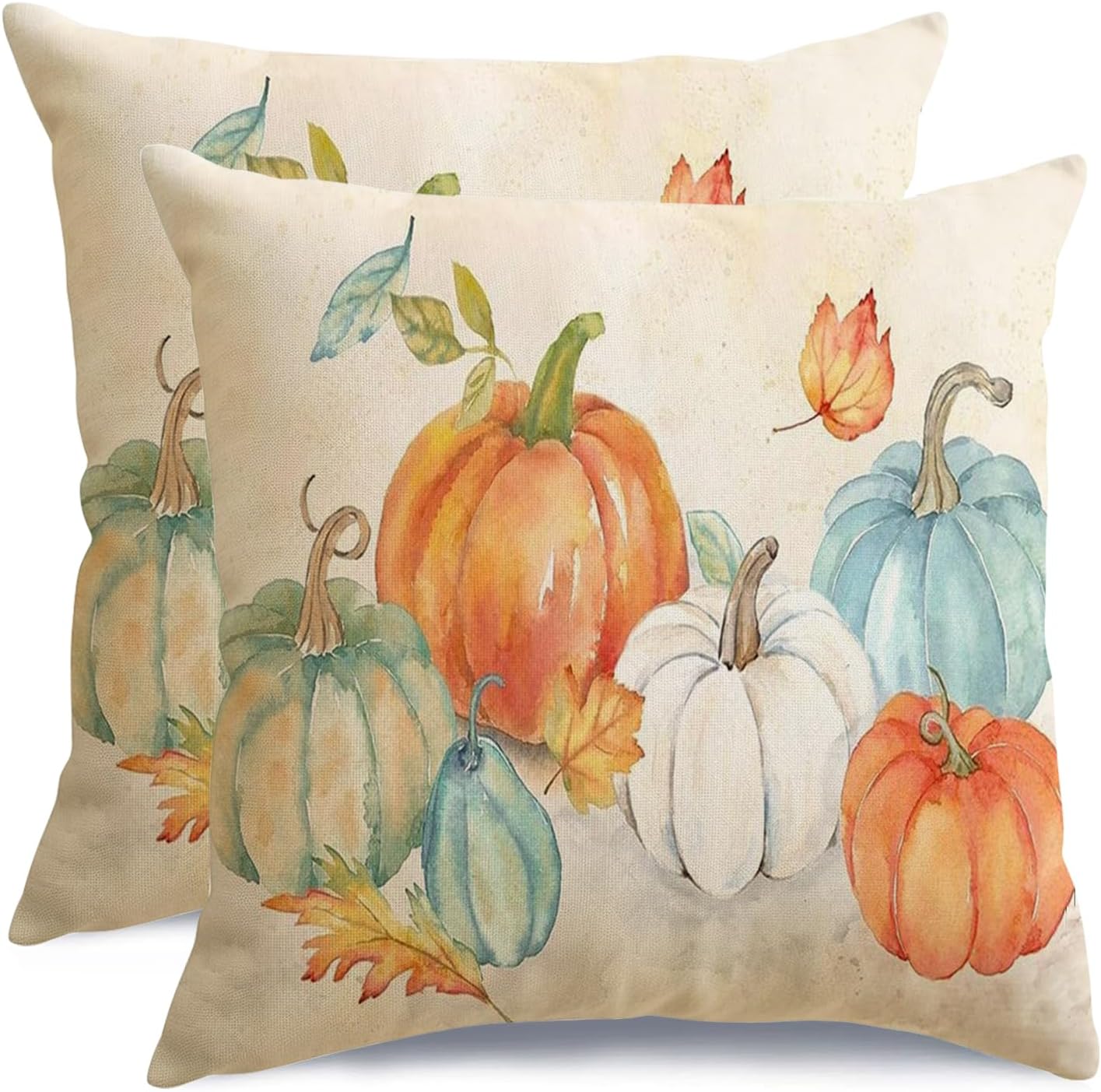 Amazon.com: RABUSOFA Fall Pillow Cover 18x18 Inch,Pumpkin Pillows ...
