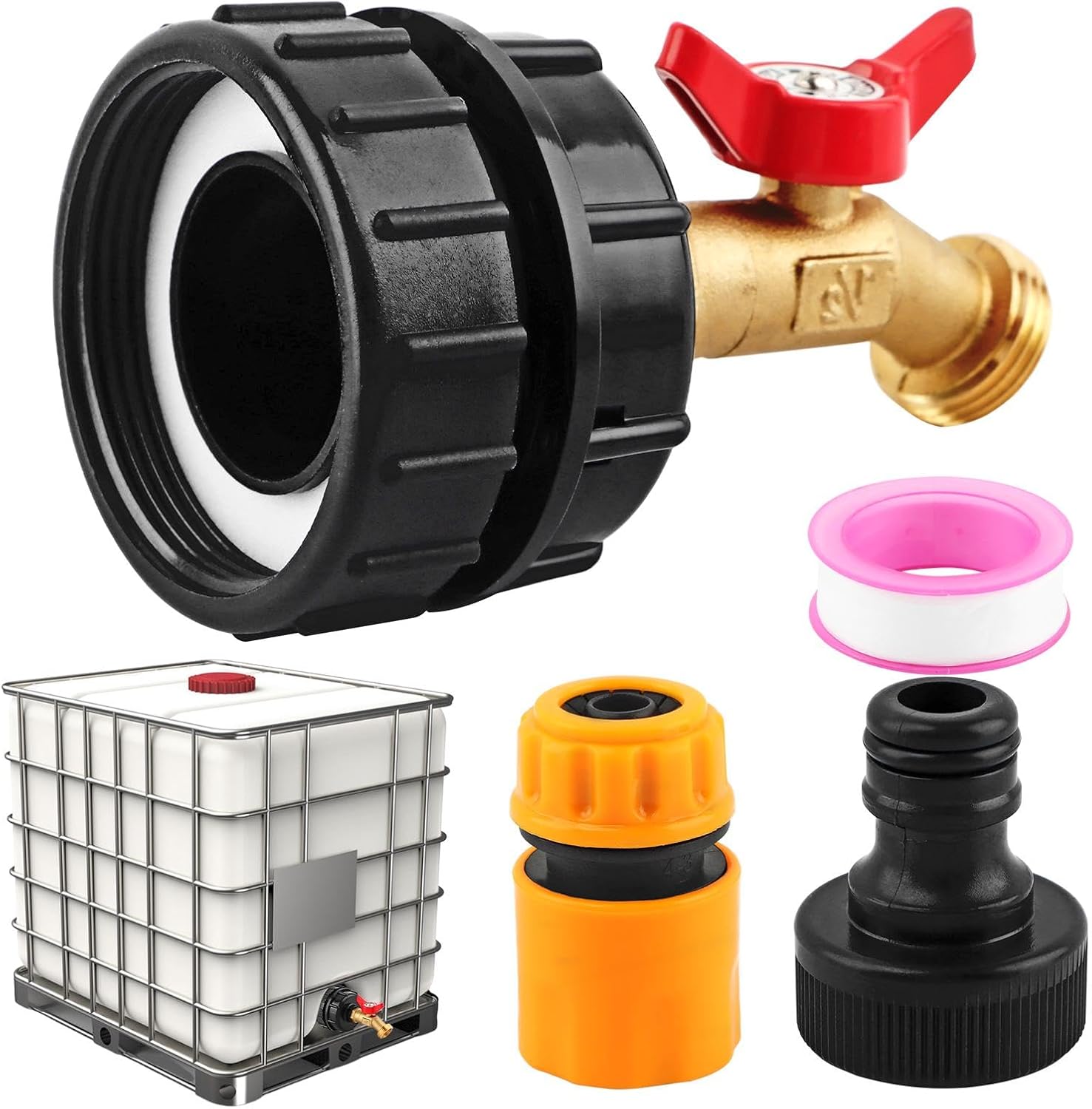 Amazon.com: IBC Tote Adapter, IBC Tote Hose Adapter, 2.44inch IBC Tote ...