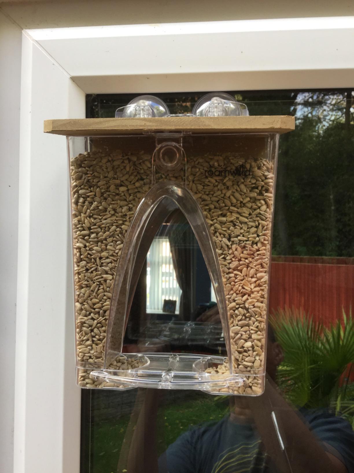 Roamwild Beautiful Arch Window Wild Bird Feeder With Huge 2L Capacity ...