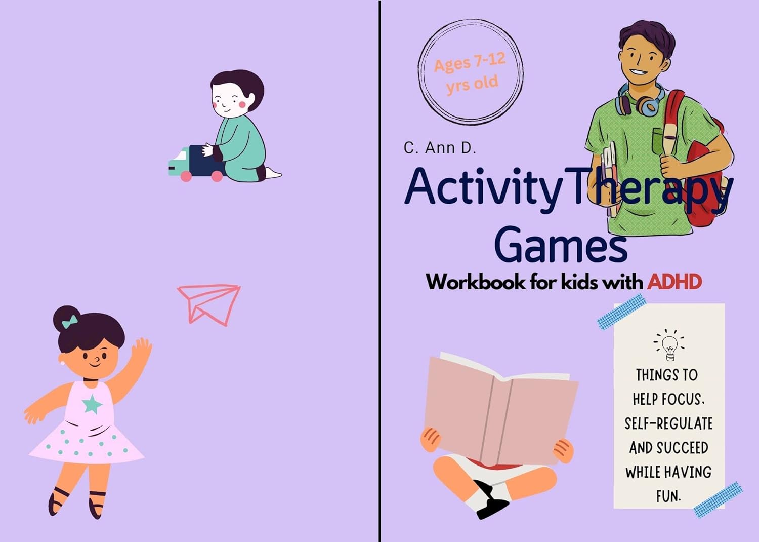 Activity Therapy Games: Workbook for Kids with ADHD I - Kindle edition ...