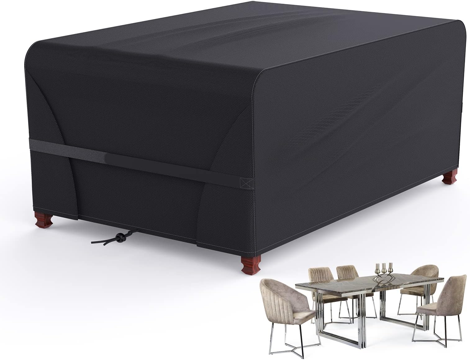 Garden Furniture Covers Waterproof, Yomisee Outdoor Patio Table Cover ...