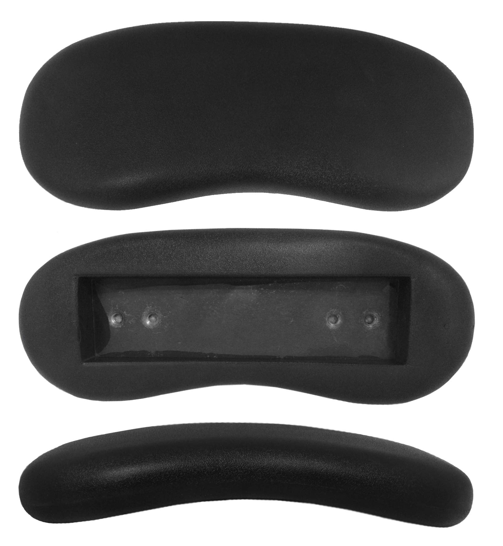Snapklik.com : Replacement Office Chair Armrest Arm Pads Kidney Shaped