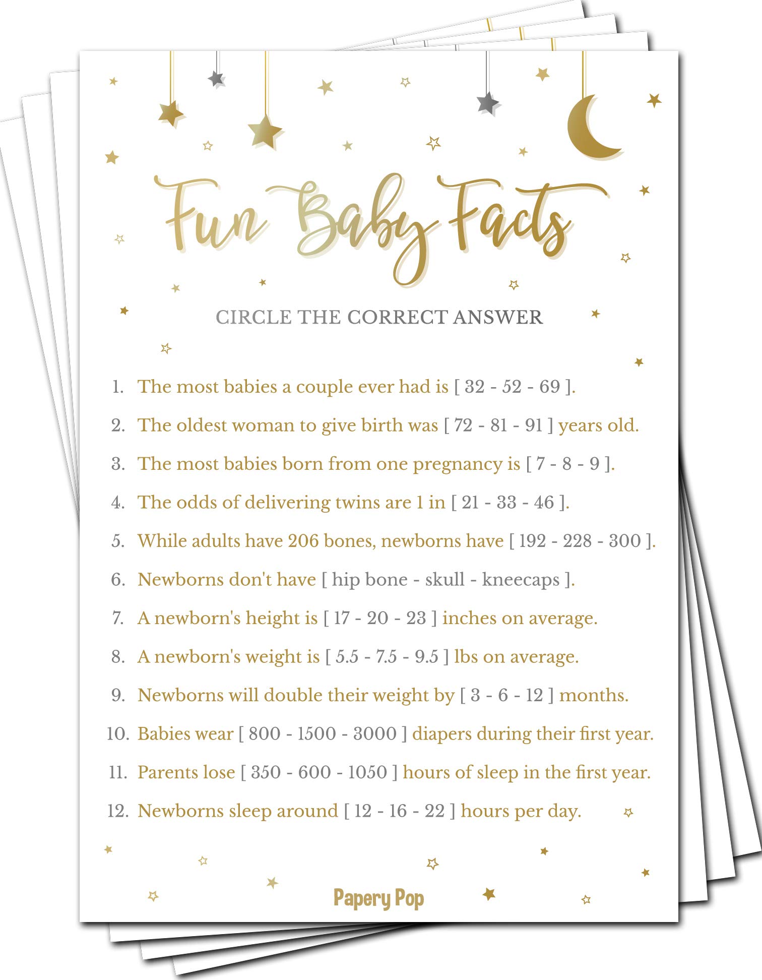 Buy Baby Shower Games For Boys Or Girls Fun Baby Facts Game Cards buy-baby-shower-games-for-boys-or-girls-fun-baby-facts-game-cards