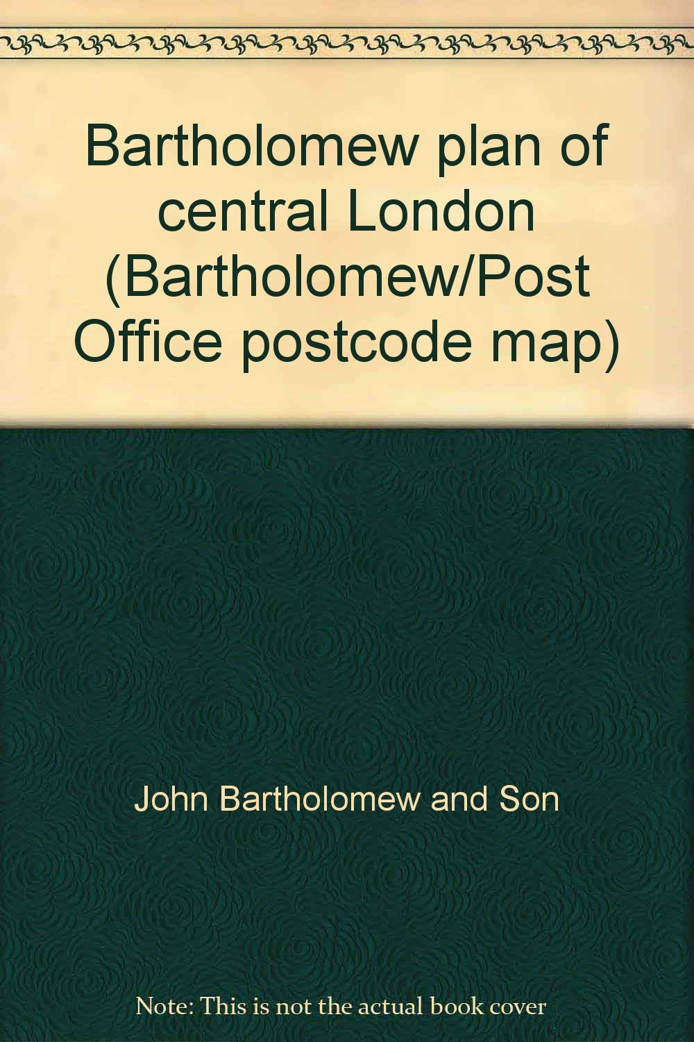 Bartholomew plan of central London (Bartholomew/Post Office postcode ...