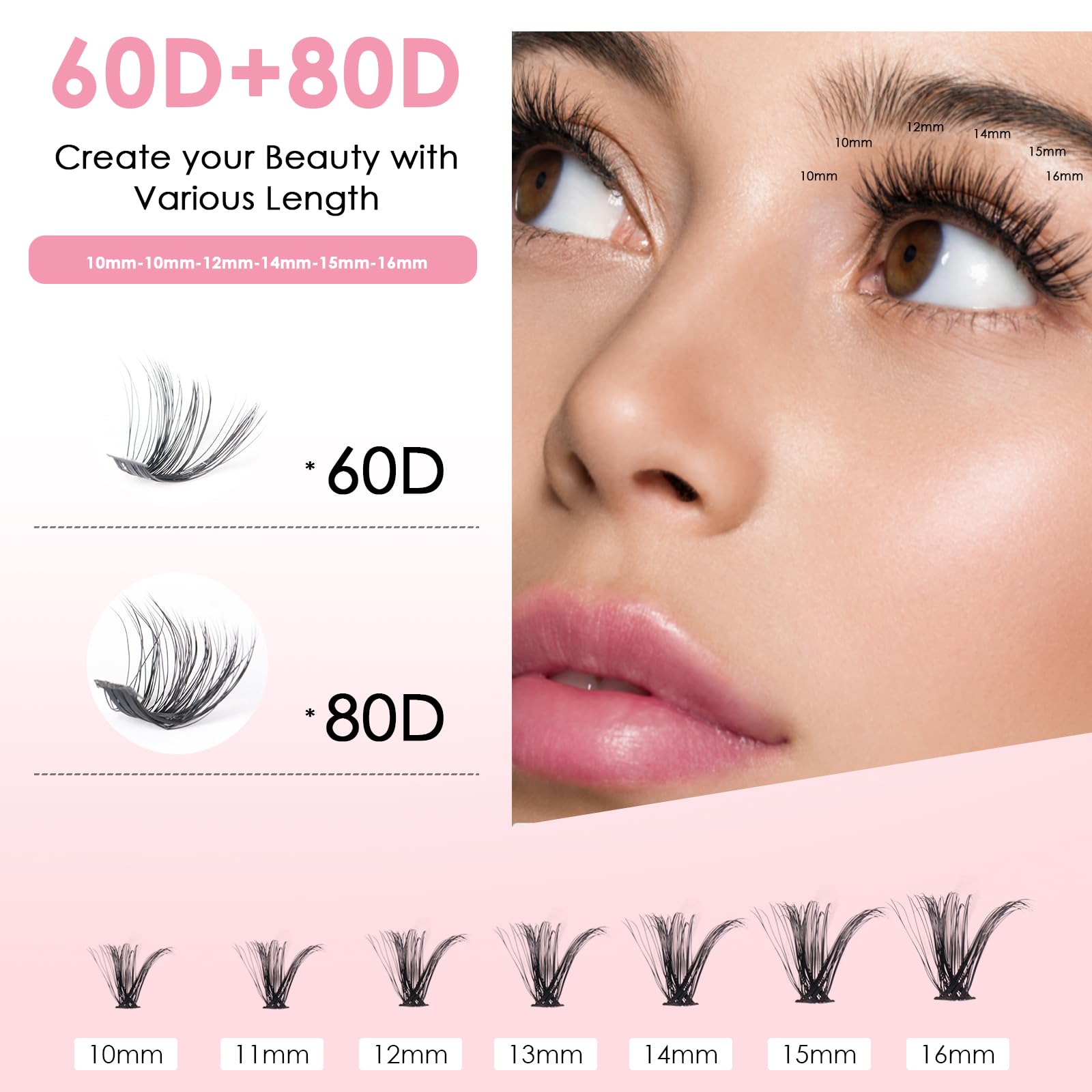 Snapklik.com : Lash Clusters Eyelash Extension Kit 320 Pcs Lash ...