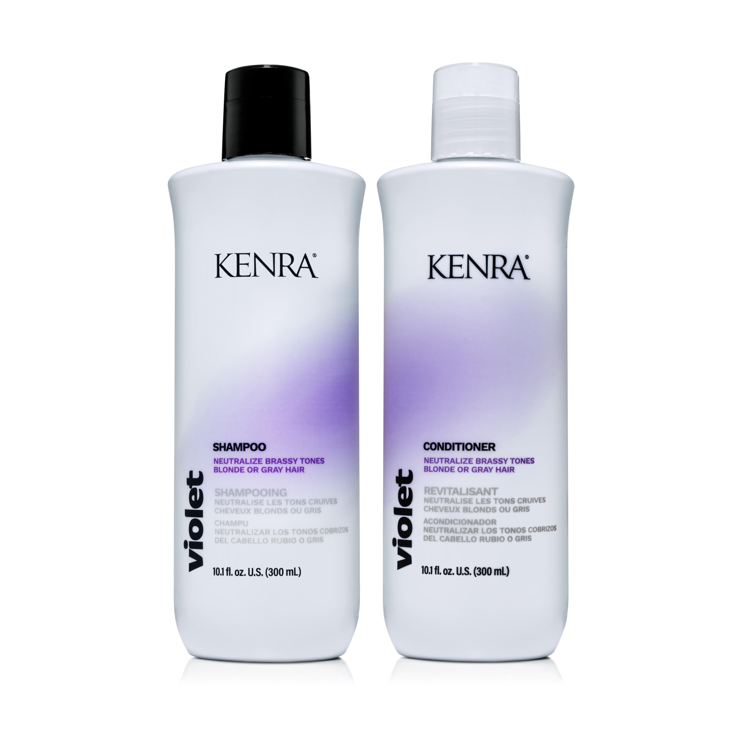 Amazon.com: Kenra Violet Shampoo & Conditioner Set | Eliminates Brassy ...