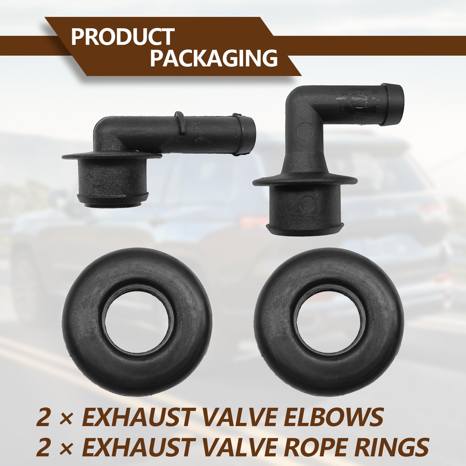 Snapklik.com : PCV Valve, Vent Valve Elbow Grommet Valve Cover Breather ...