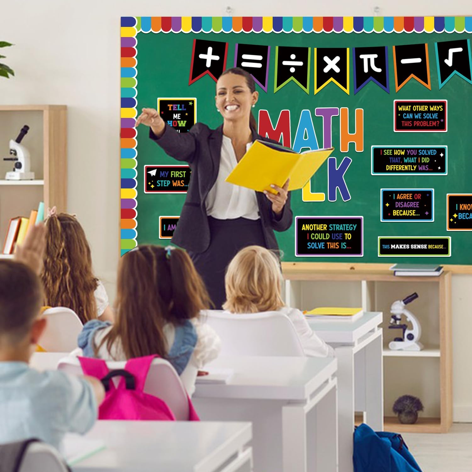 Colorful Math Talk Bulletin Board Set for Classroom Philippines | Ubuy