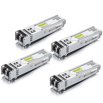 Amazon.com: Gigabit Multimode SFP 1000Base-SX LC Fiber Module, 850nm ...