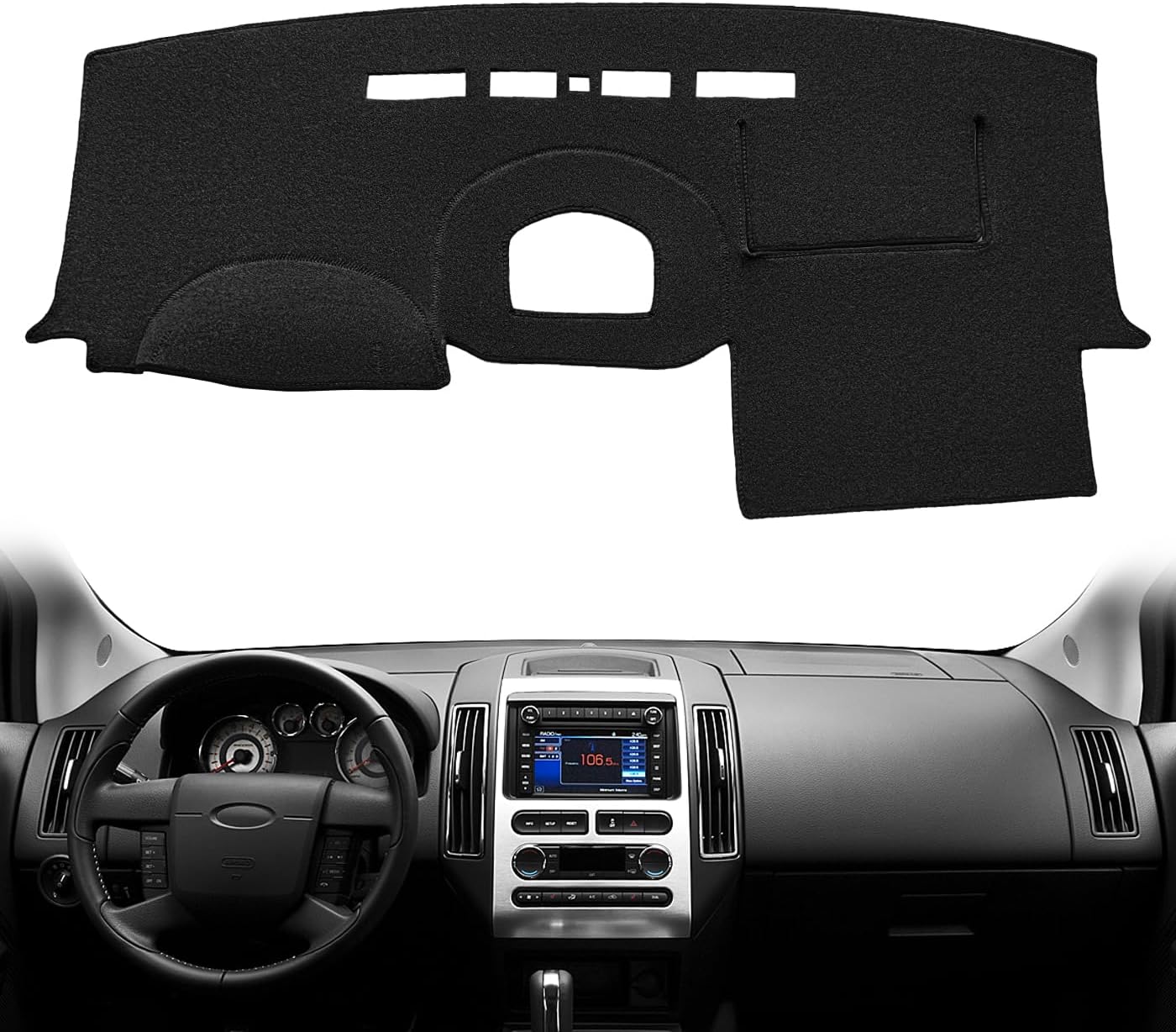 Amazon.com: Fcovergurus Dash Cover Mat Custom Fit for Ford Edge ...