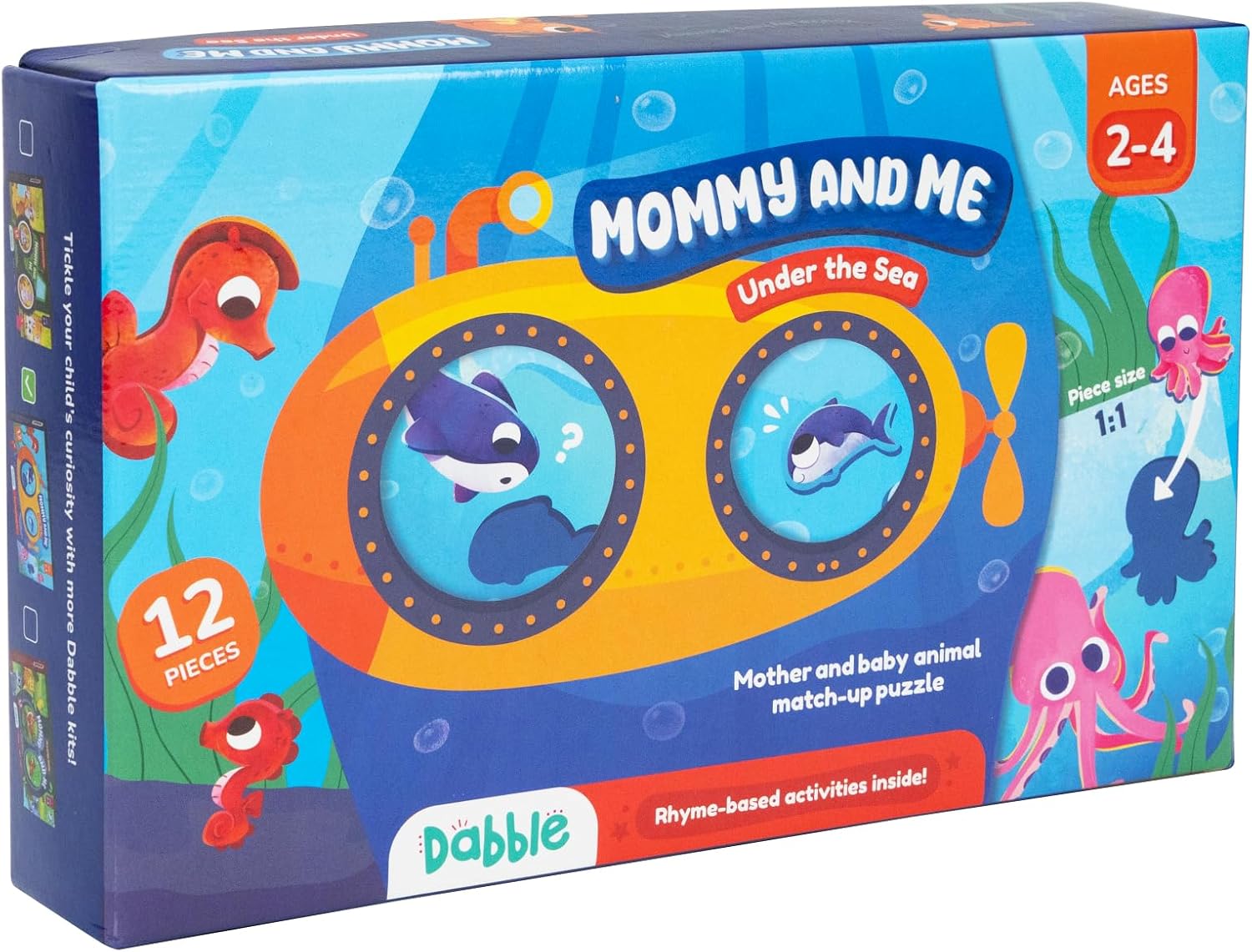 Amazon.com: LoveDabble Mother and Baby Animal Match Puzzle - Mommy and ...