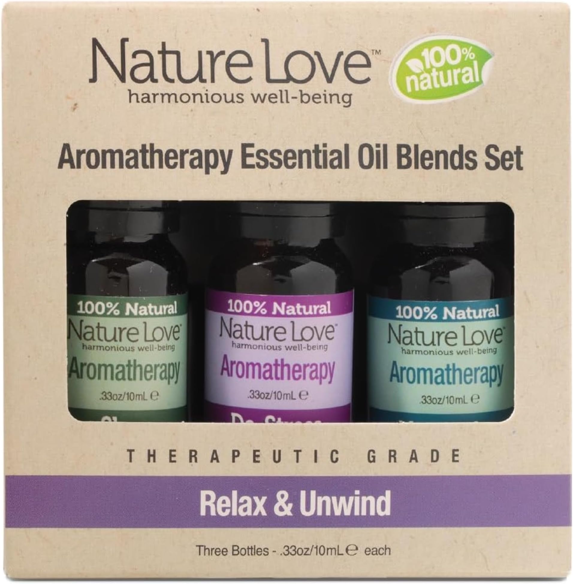 Amazon.com: Nature Love Oil Blend, Relax and Unwind | De-Stress ...