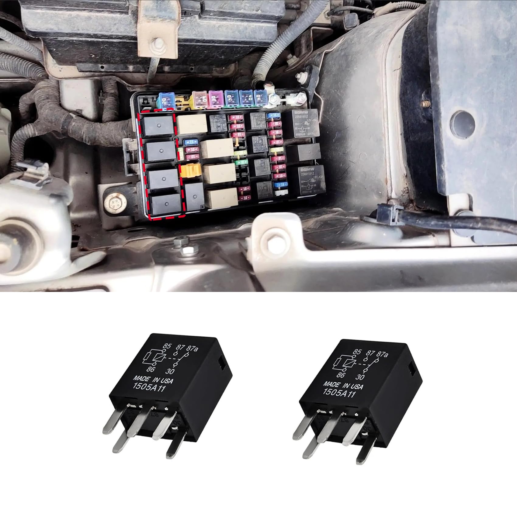 Amazon.com: RGOAANC 2PCS Power Relay, 5 Pin Multi Purpose Auto Fuel ...