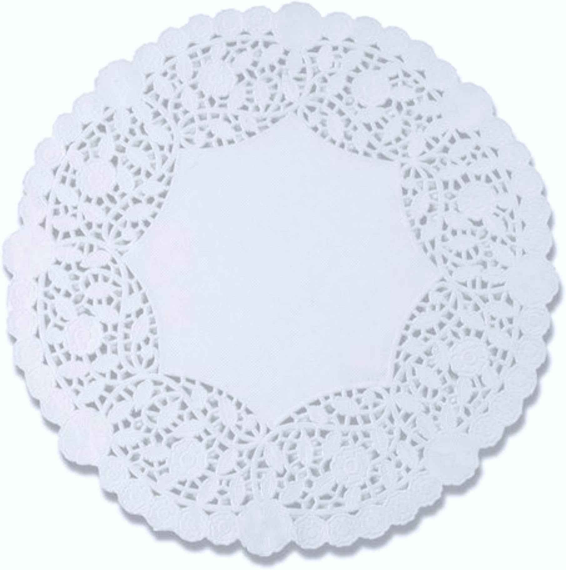 Amazon.com: The Baker Celebrations 200 White Round Paper Lace Doilies ...