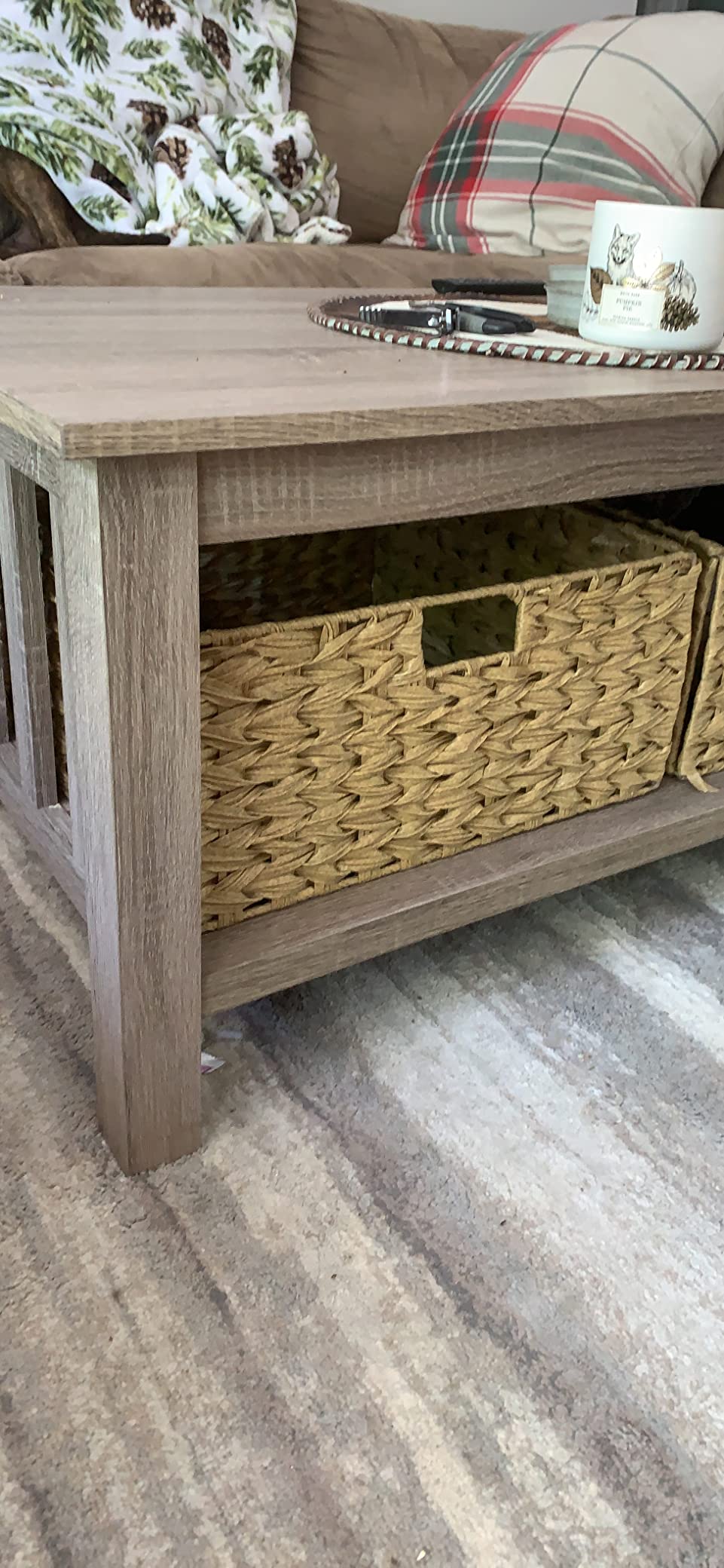 $28/mo - Finance Walker Edison Alayna Mission Style Two Tier Coffee ...