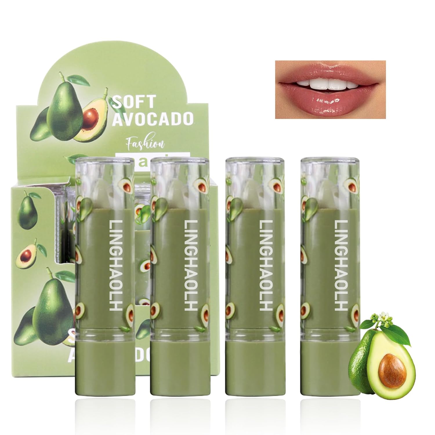 Amazon.com : 4 Pack Color Changing Lipstick,Magic PH Mood Jelly ...