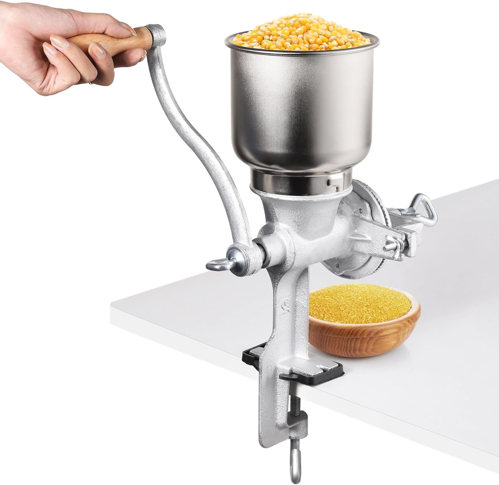 Amazon.com: Grain Grinder,Home Use Hand Cranking Grain Grinder Corn ...