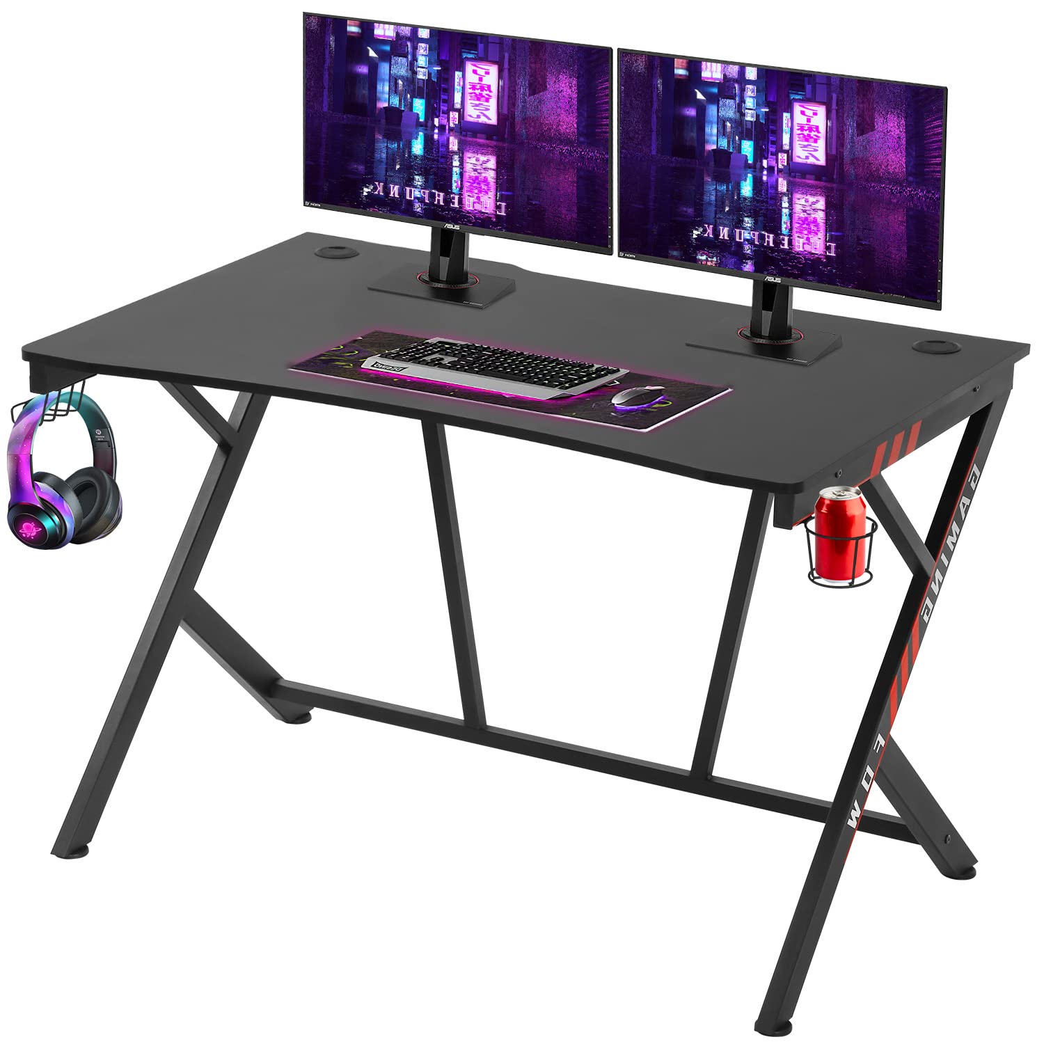 Snapklik.com : PayLessHere Gaming Desk 45 Inch PC Desk Large Computer ...