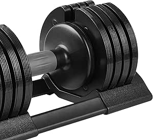 Amazon.com : 52LBS Adjustable Dumbbell Set - Space-Saving Home Gym ...