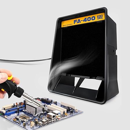 Solder Smoke Absorber Fume Extractor Fan For Soldering Station Silent ...