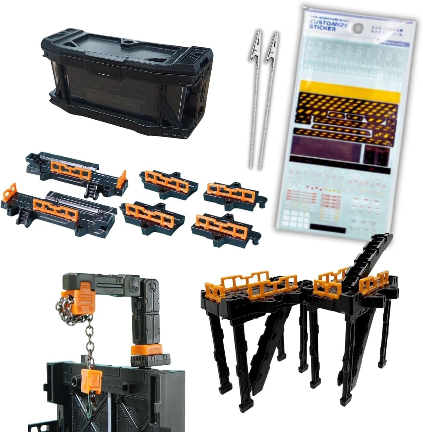 Amazon.com: Plastic Model Display Items Set (Plastic Model Interlocking ...