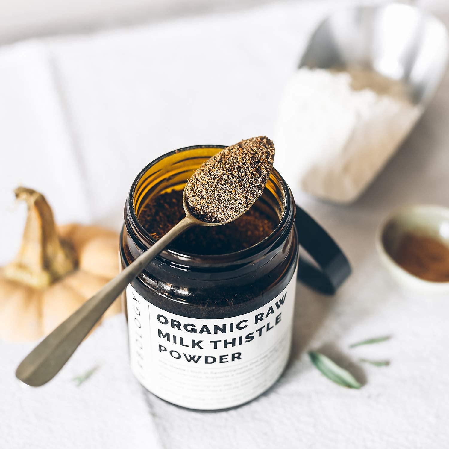 Buy 100% Organic Milk Thistle Powder 120g - Cold-Pressed from 100% Milk ...