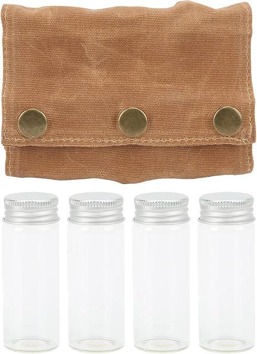 Amazon.com: , Multipurpose Portable Bag with 4 Jars Travel Holder ...