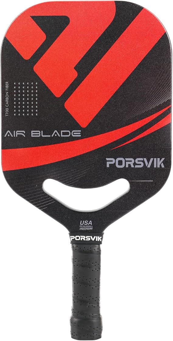 Amazon.com : PORSVIK Carbon Fiber Pickleball Paddle, Edgeless Design ...