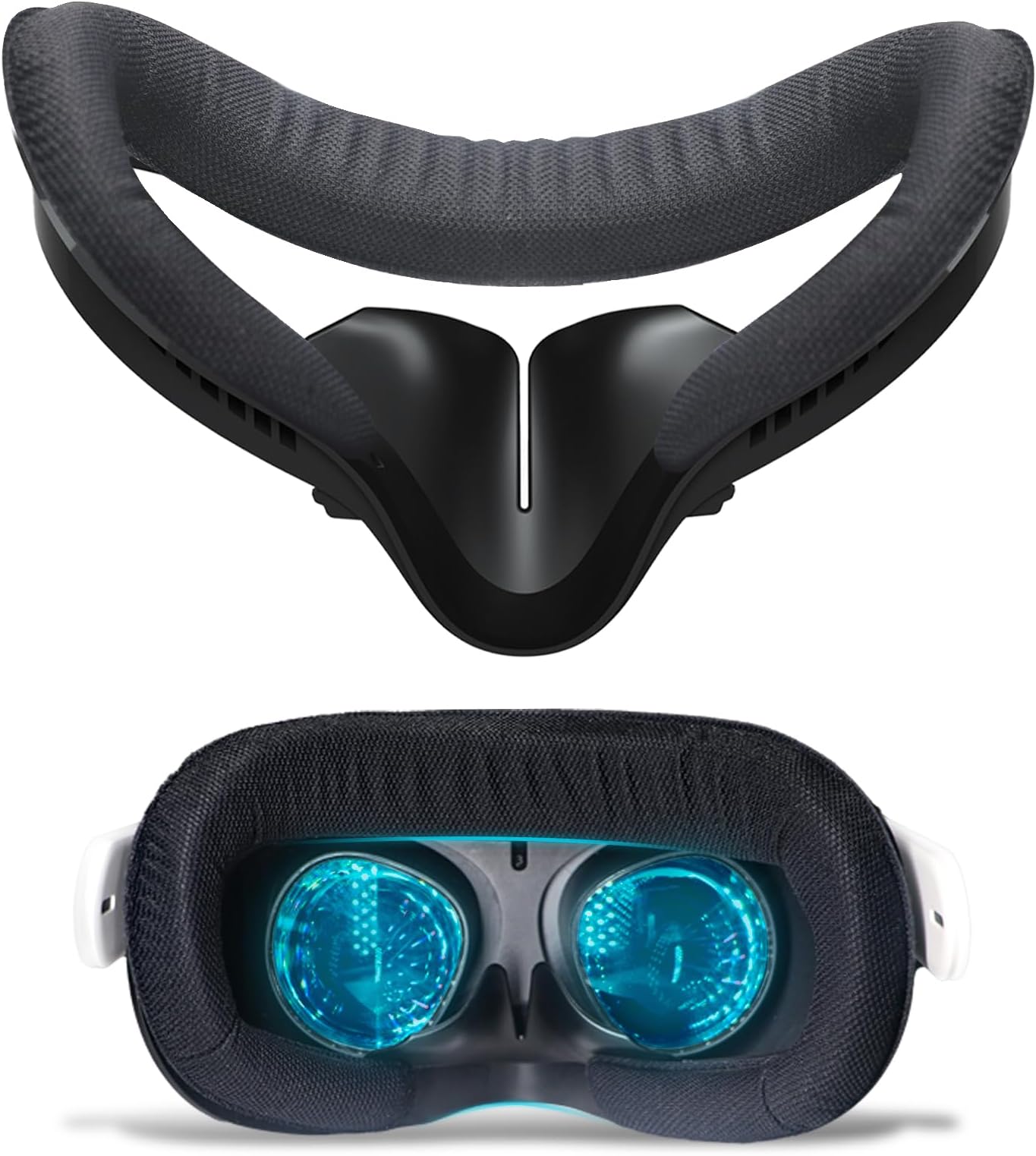 Compatible with Oculus Quest 2 Face Bracket Replacement,VR Breathable Foam Face Pad Protective ...