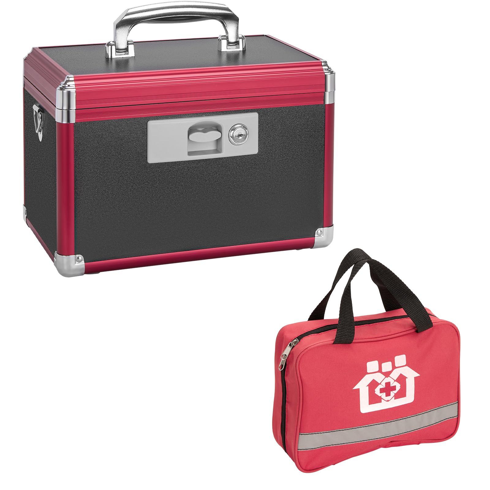 Amazon.com: GODLONSEN Medicine Lock Box, Medication Lock Box With Key ...