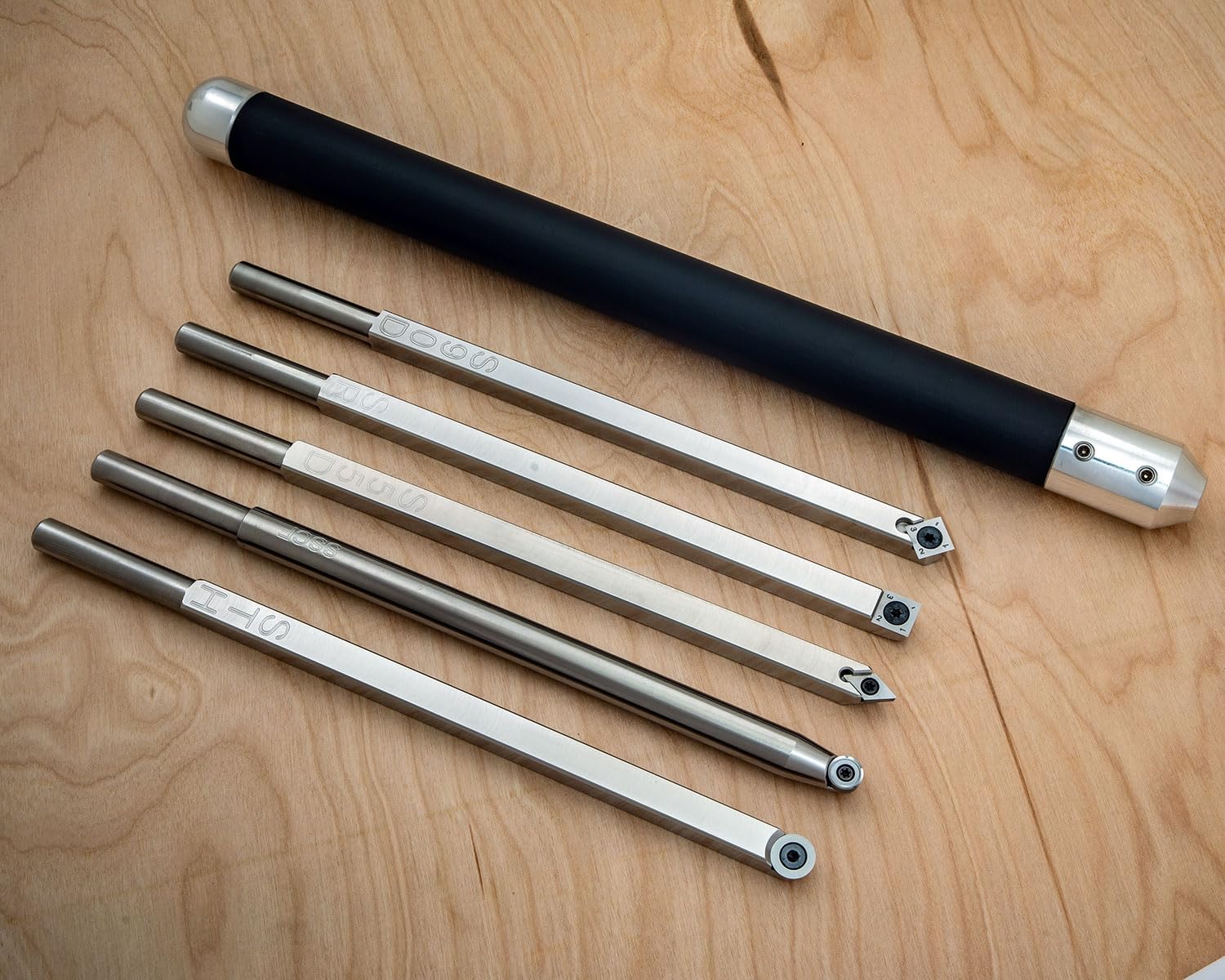 Simple Woodturning Tools 12" Interchangeable Woodworking Lathe Tool ...