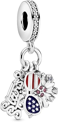 Amazon.com: PANDORA American Icons, Multi-Colored CZ: Clothing, Shoes ...