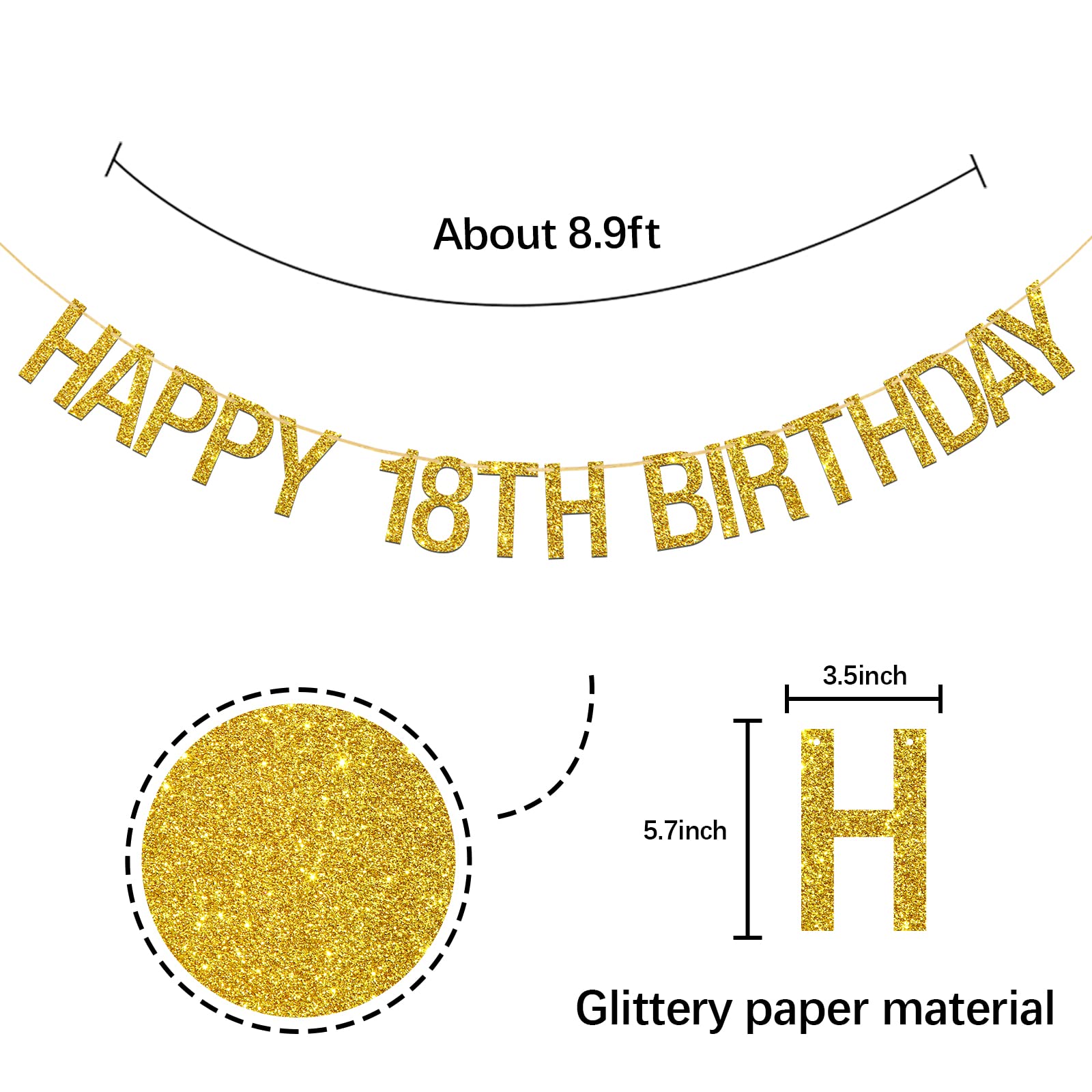 Happy 18th Birthday Lettering Printables